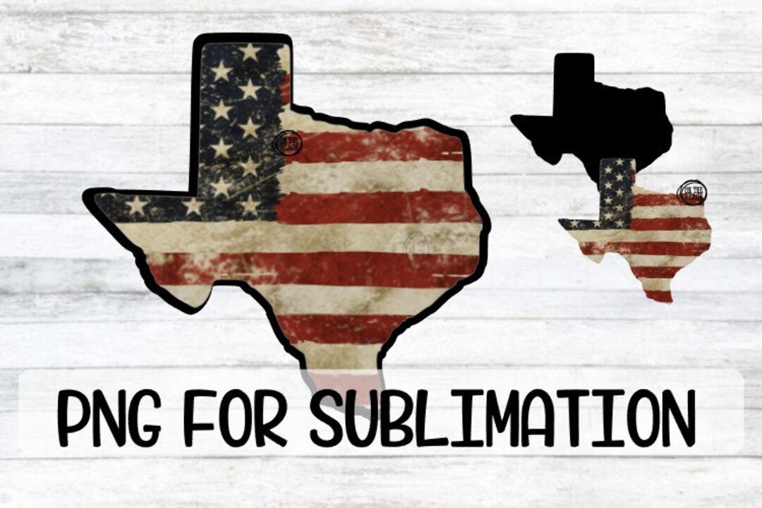 TEXAS - PNG for Sublimation, Texas Flag, Vintage Flag, Printing - Etsy