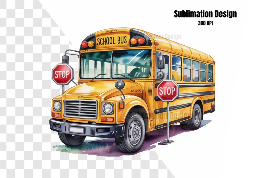 School Bus Png, Bus Driver Png, Back to School Png, Back to School ...