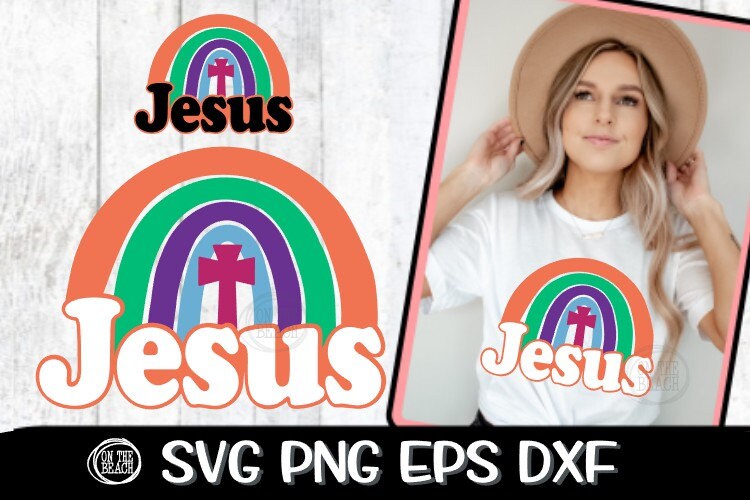 Jesus Jesus Rainbow Retro Retro Jesus Rainbow Retro - Etsy