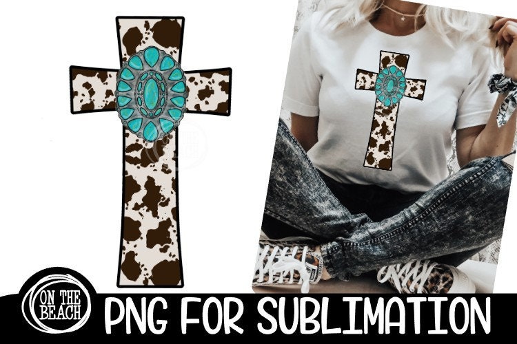 Cross Cross Png Cross Sublimation Cowhide Cowhide | Etsy