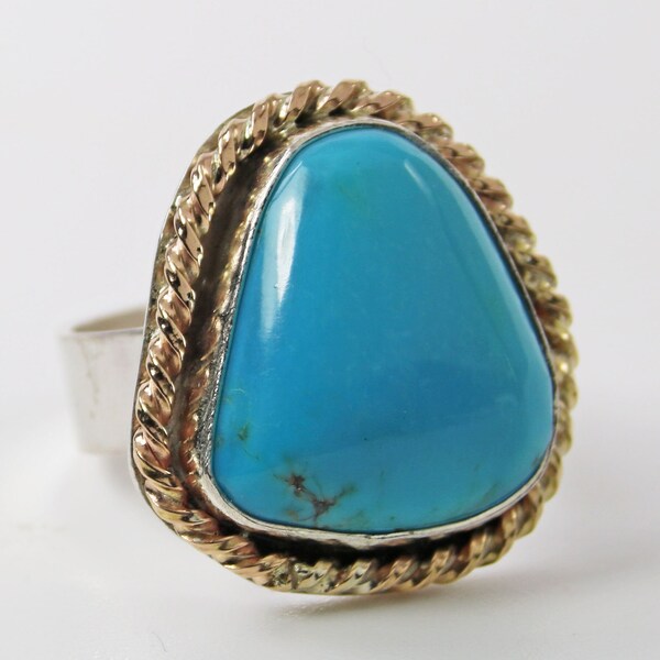 Large Turquoise Ring - Etsy