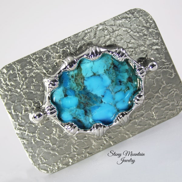 Turquoise Belt Buckle - Etsy