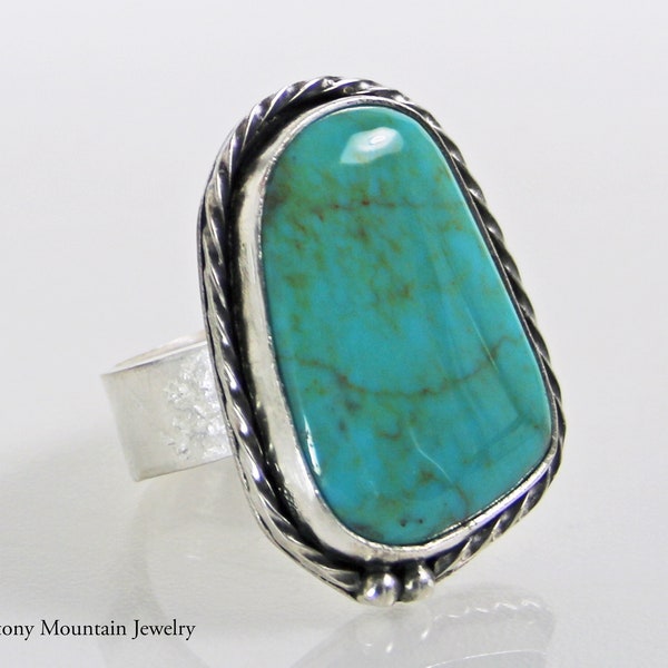 Large Turquoise Ring - Etsy