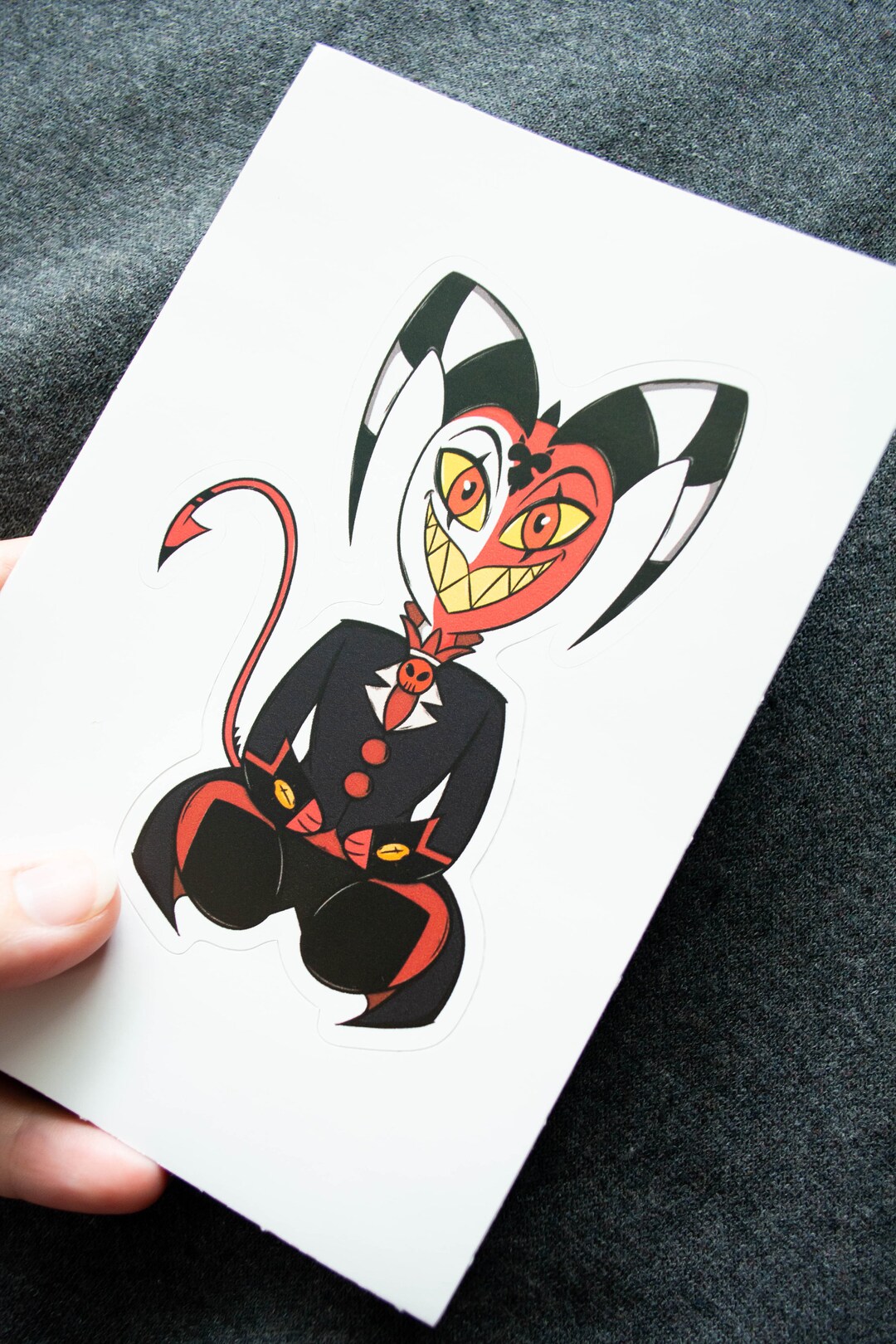 Helluva Boss Inspired Blitzo Kiss-cut Vinyl Decal - Etsy