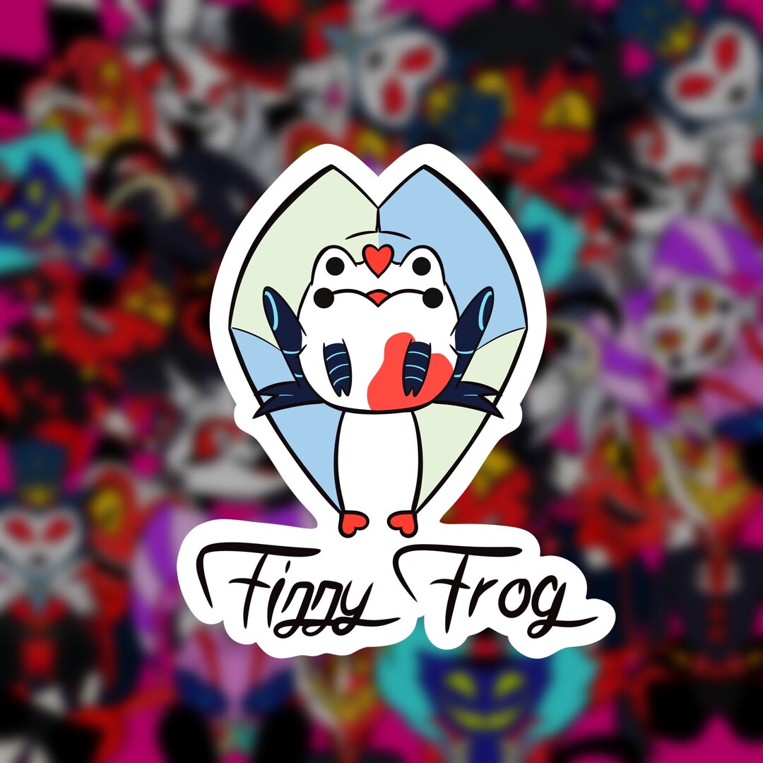 Helluva Boss Inspired Fizzy Frog Kiss-cut Vinyl Decals 4x6 - Etsy