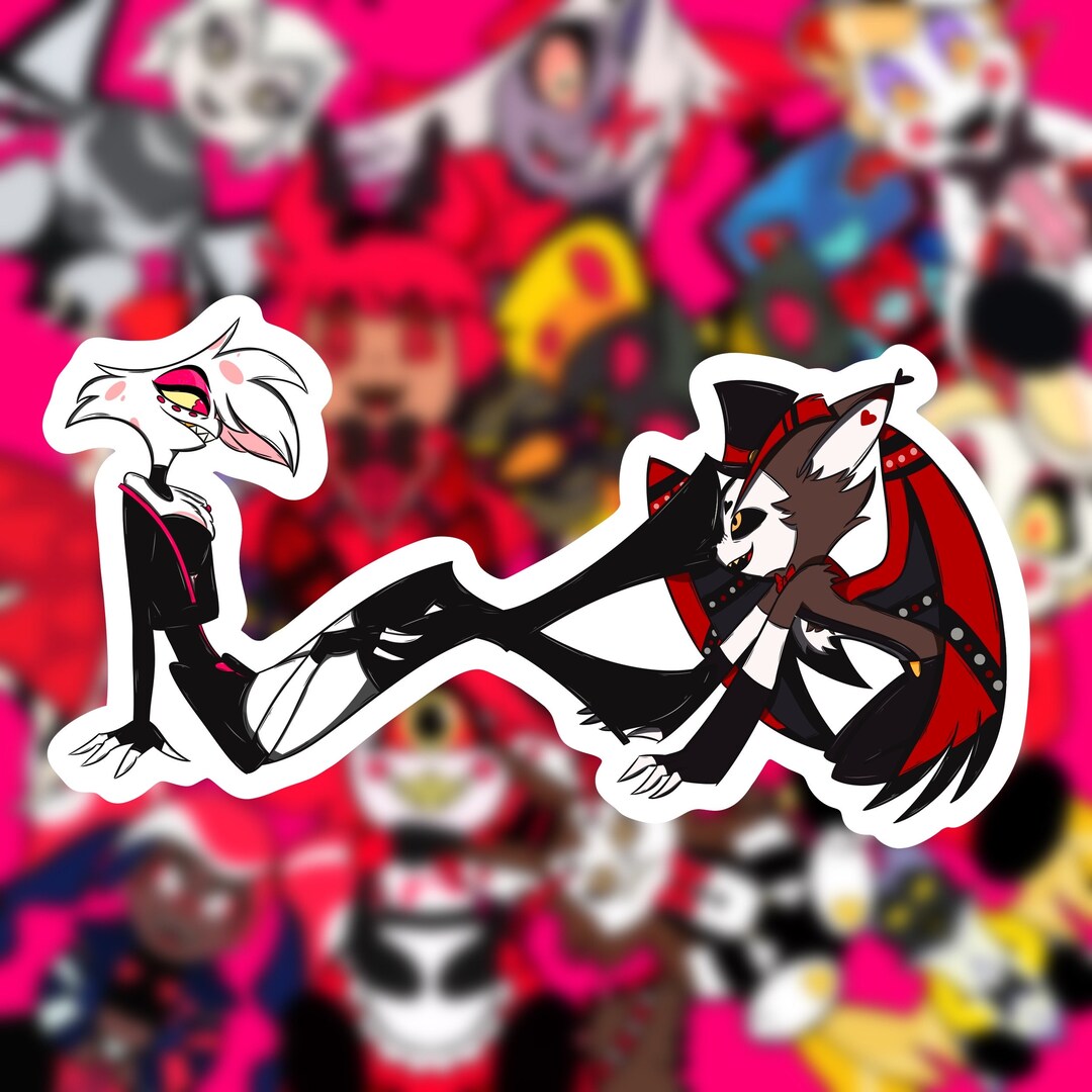 Hazbin Hotel Inspired Huskerdust Kiss-cut Vinyl Decals 4x6 - Etsy