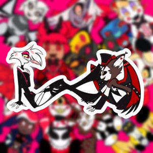 Hazbin Hotel Inspired Huskerdust Kiss-cut Vinyl Decals 4x6 - Etsy
