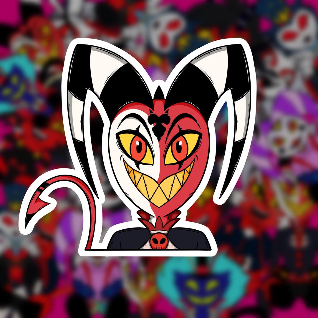 Blitzo Inspred Chibi Peeker Kiss-cut Vinyl Decal - Etsy