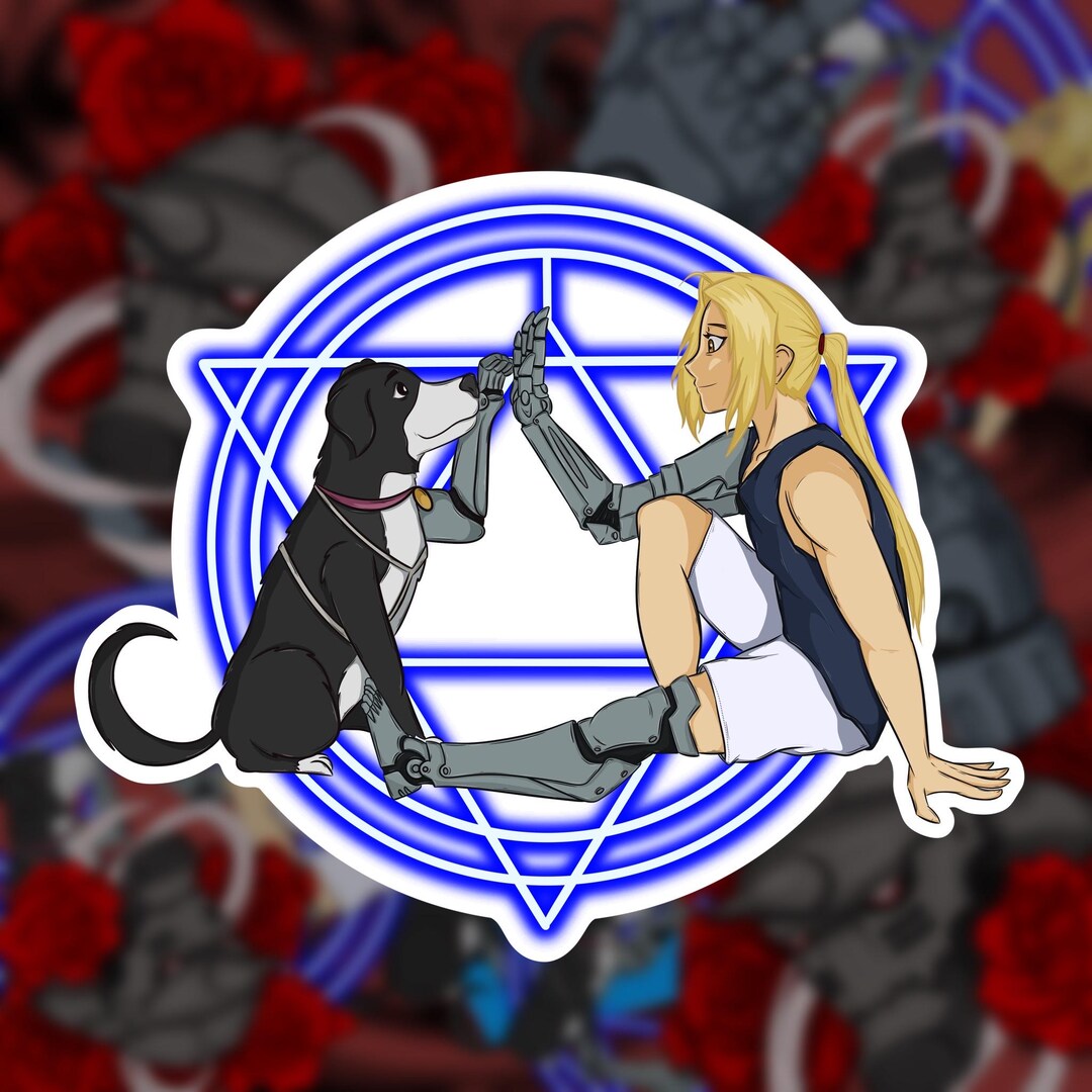 Anime Inspired FMA Kiss-cut Vinyl Decals - Etsy