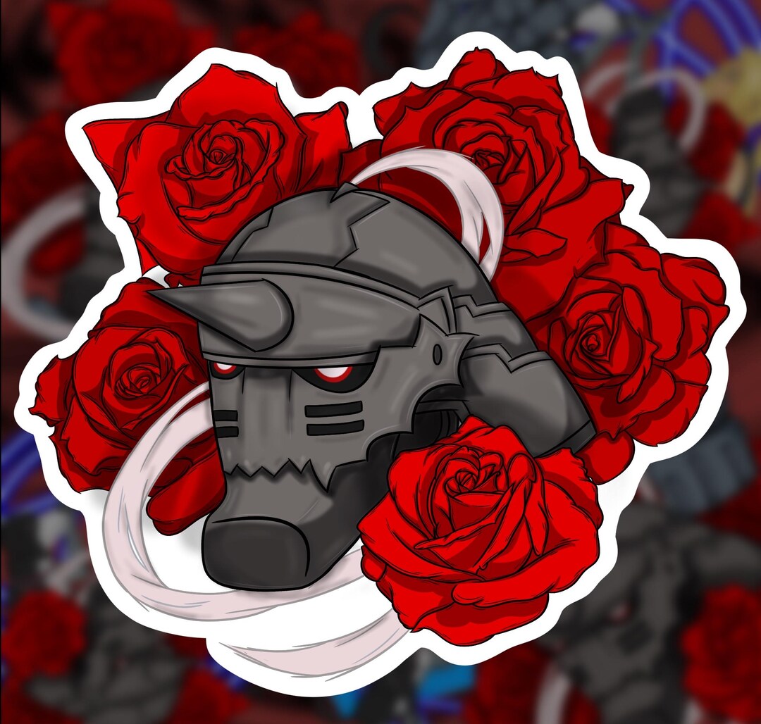 Anime FMA Inspired Armor Kiss-cut Vinyl Decals - Etsy