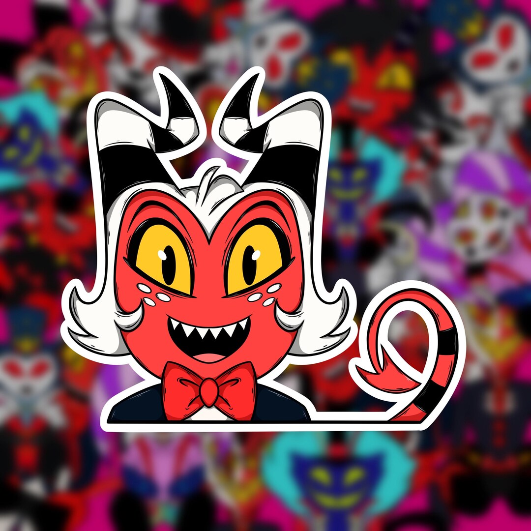 Moxxie Inspired Chibi Peeker Kiss-cut Vinyl Decal - Etsy