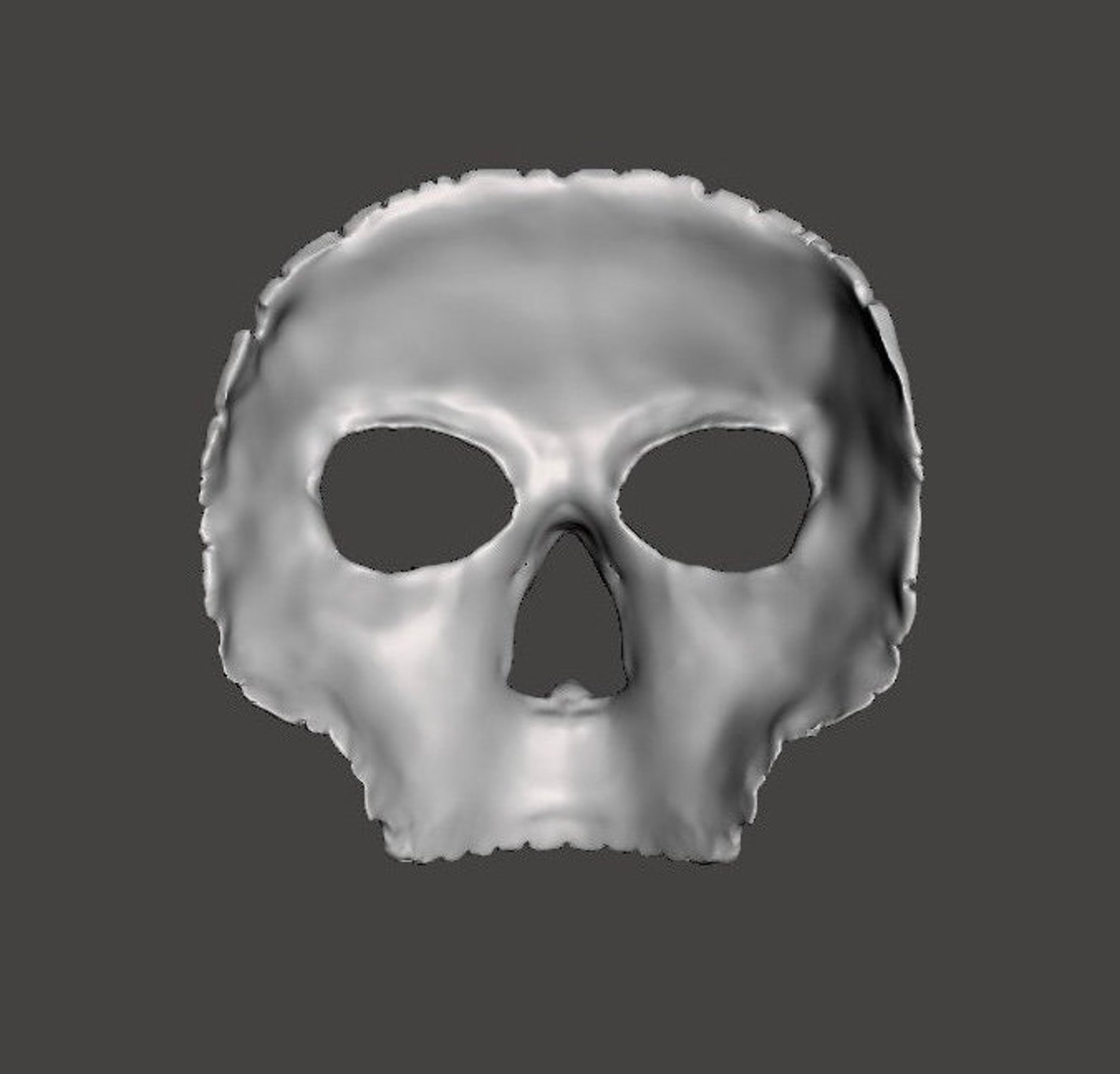 Ghost Mask 3D File - Etsy