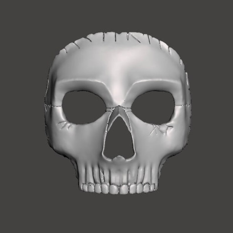 Ghost Mask 3D File - Etsy