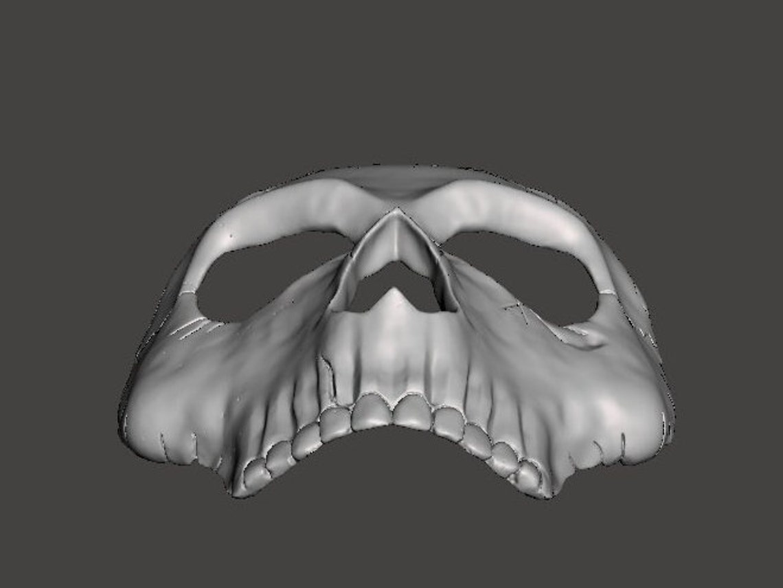 MW2 Ghost Mask 3D STL File - Etsy