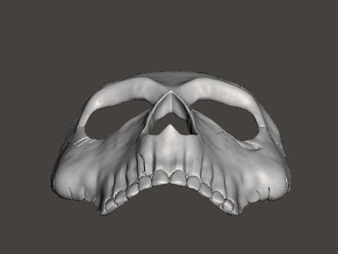 MW2 Ghost Mask 3D STL File - Etsy
