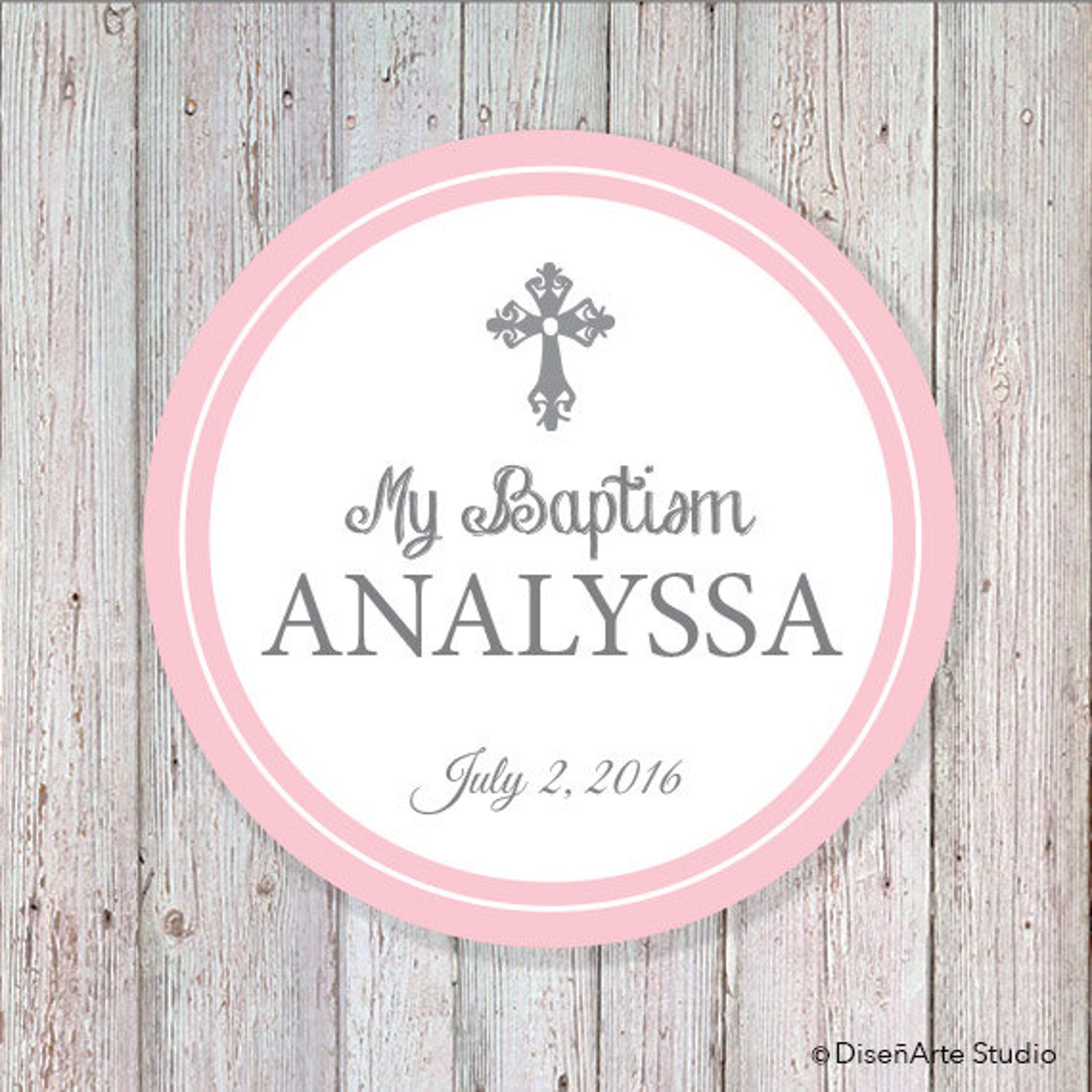 My Baptism - 2" Round Labels (DIGITAL FILE) - Etsy
