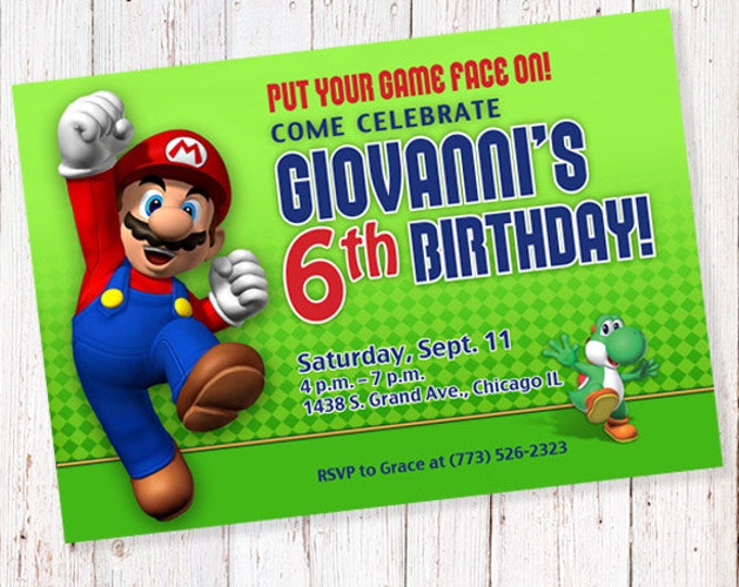 Super Mario Map - Etsy Canada