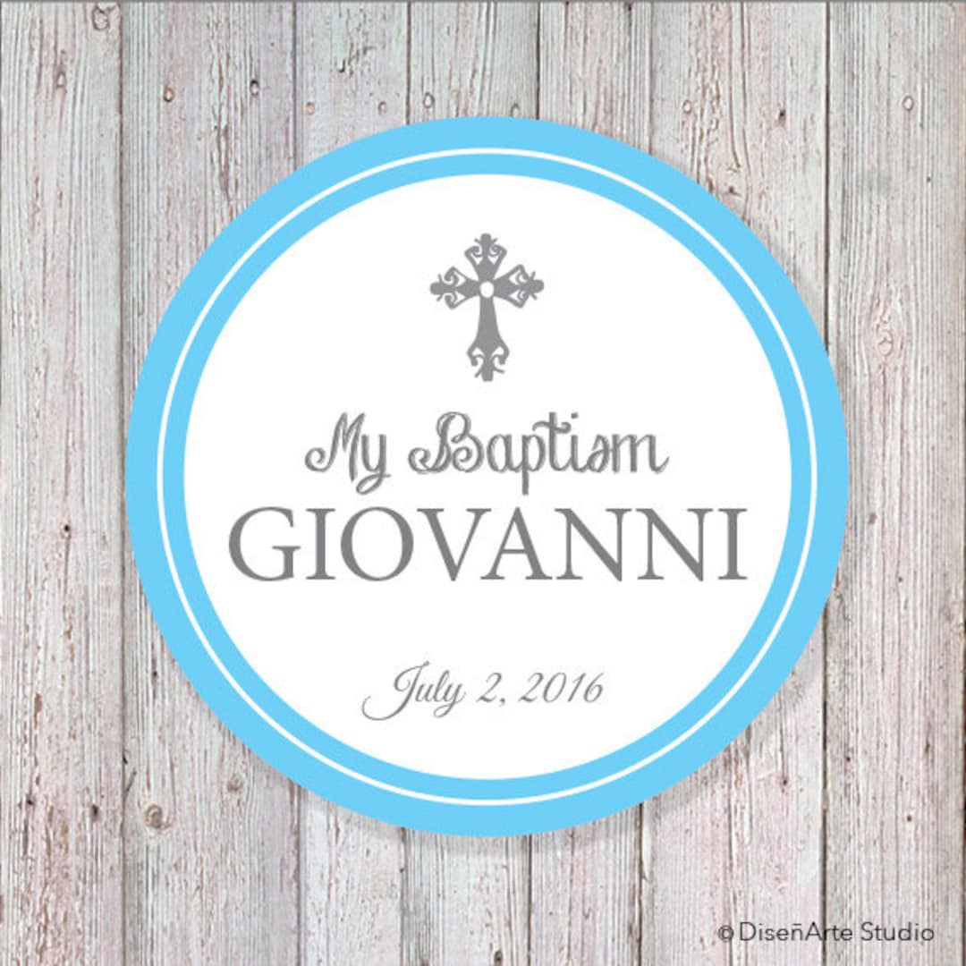 My Baptism - 2" Round Labels (DIGITAL FILE) - Etsy