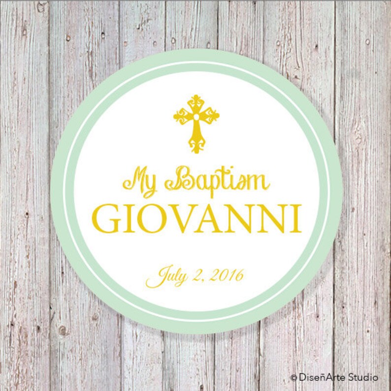 My Baptism - 2" Round Labels (DIGITAL FILE) - Etsy