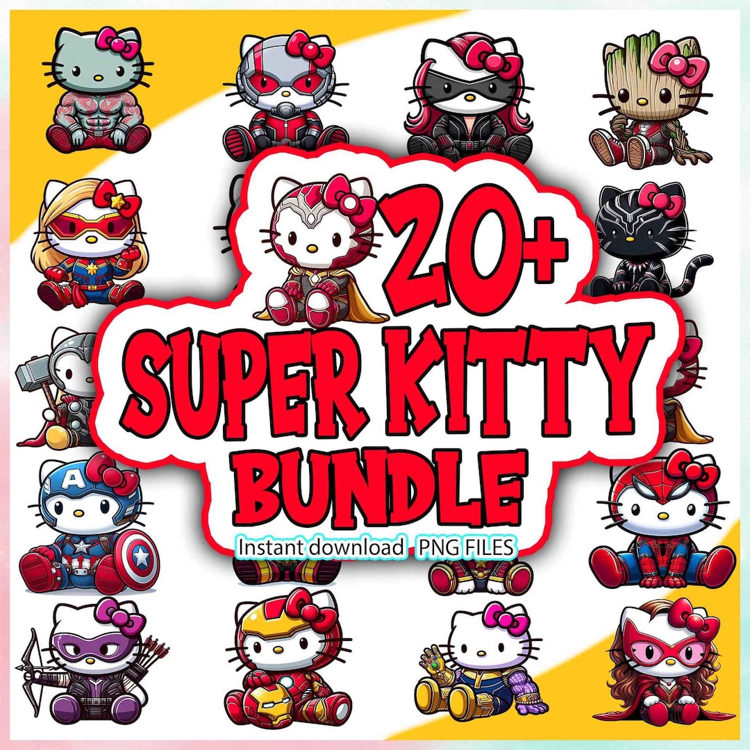 20 Super Kitty Bundle Png, Superkitties Pounce PNG, Superkitties ...