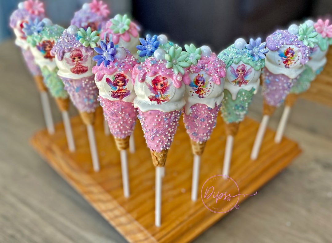 Cake Pops, Fairy Ice Cream Cone Cake Pops, Ice Cream Cone Cake Pops ...