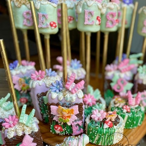 4 Dozen Party Package, Enchanted Forest Cake Pops, Fairy Cake Pop ...