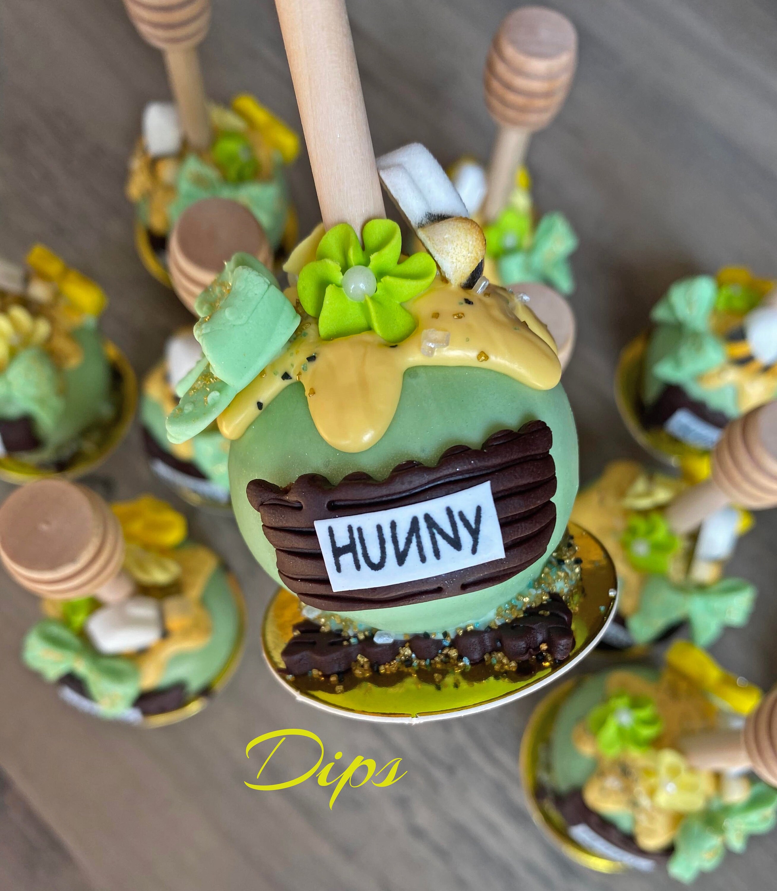 12 Hunny Pot Cake Pops Pooh Inspired Honey Pots Winnie the - Etsy