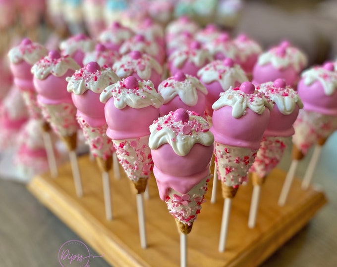 Pink Princess Barbie Cake Pops, Birthday Cake Pops, Girls Birthday Cake ...