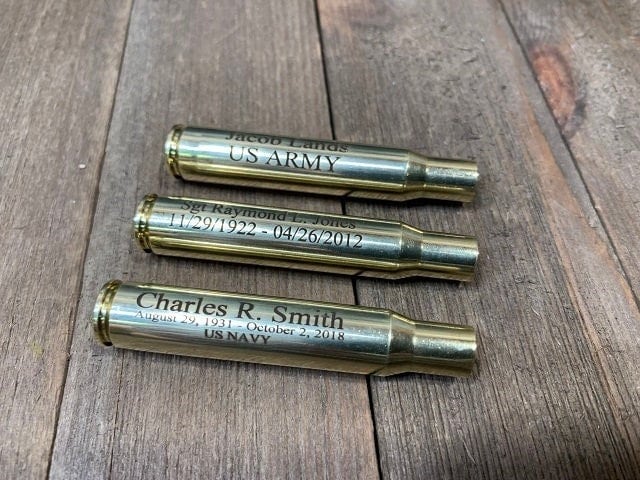 Three-volley Salute Military Burial Tribute Brass Shell Casing ...