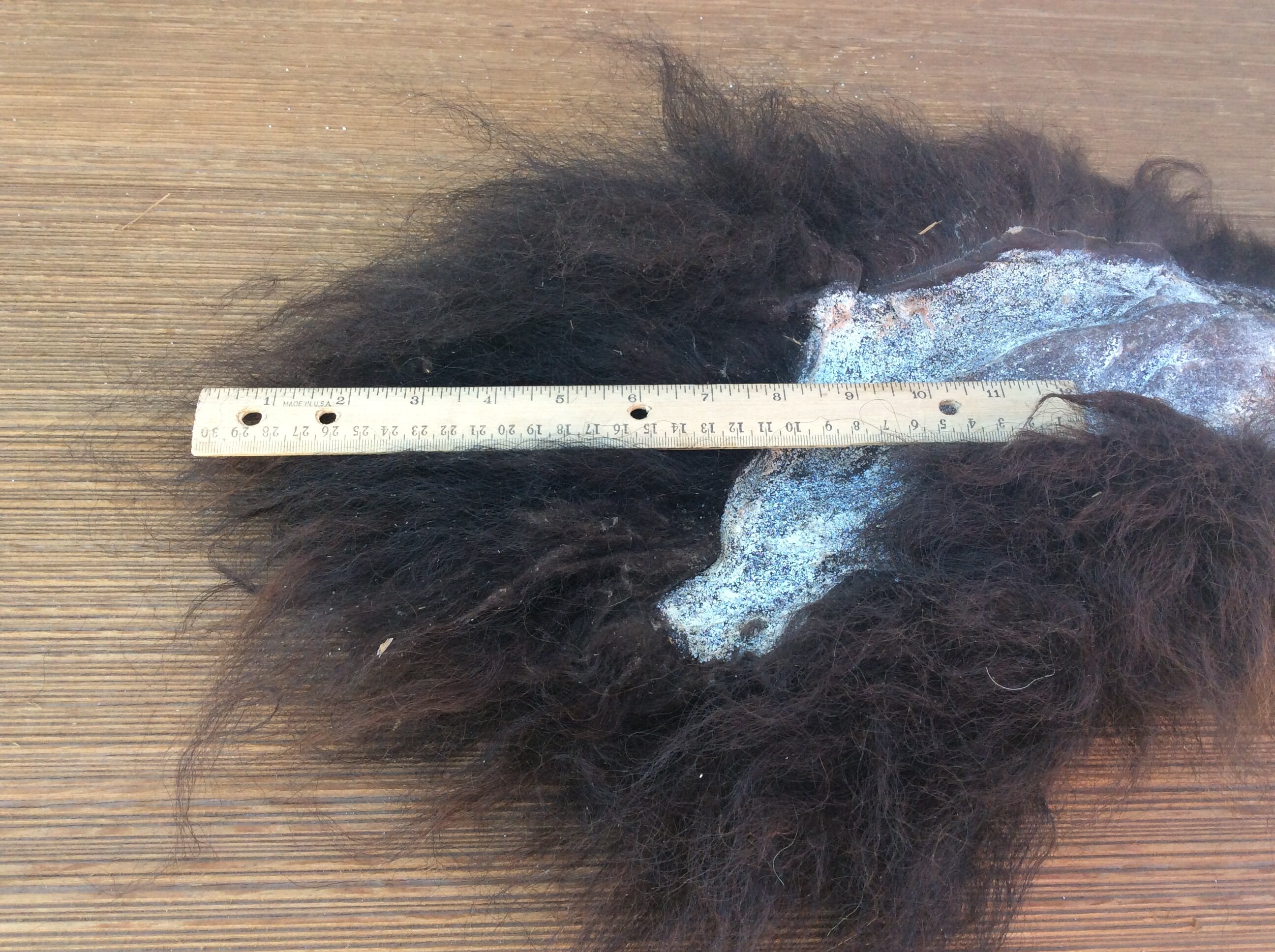 Buffalo Bison Head Scalp Hair Piece Buffalo Hair | Etsy