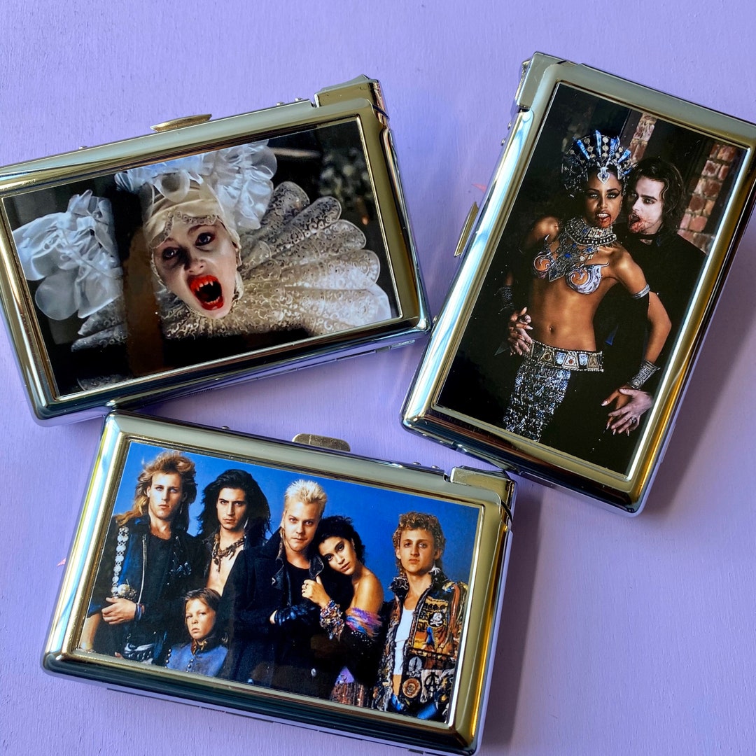 Built in LIGHTER Vampire Stainless Steel Lighter Cigarette/id Cases - Etsy