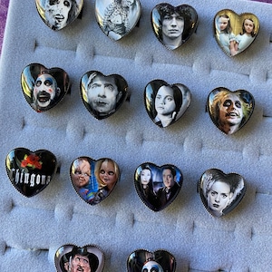 Heart Shape 25mm Rings - Etsy