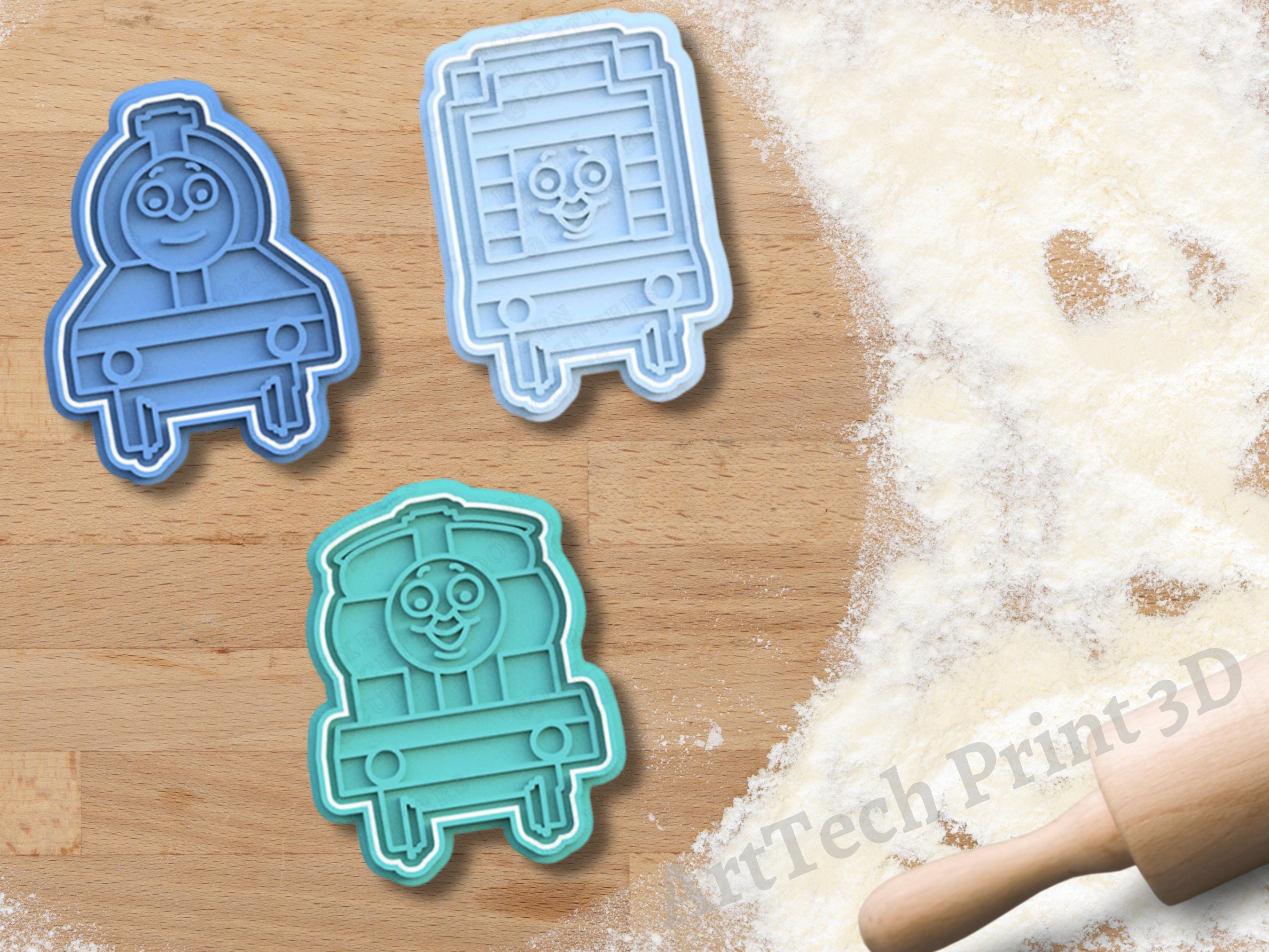 Thomas the Tank Engine Cookie Cutter Set of 3 - Etsy