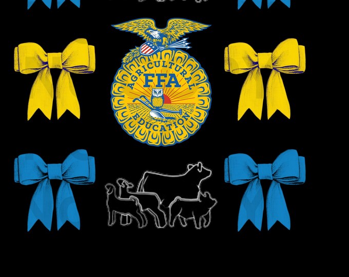 FFA Emblem Bow PNG | Sublimation Design | DTF Design | Digital Download ...