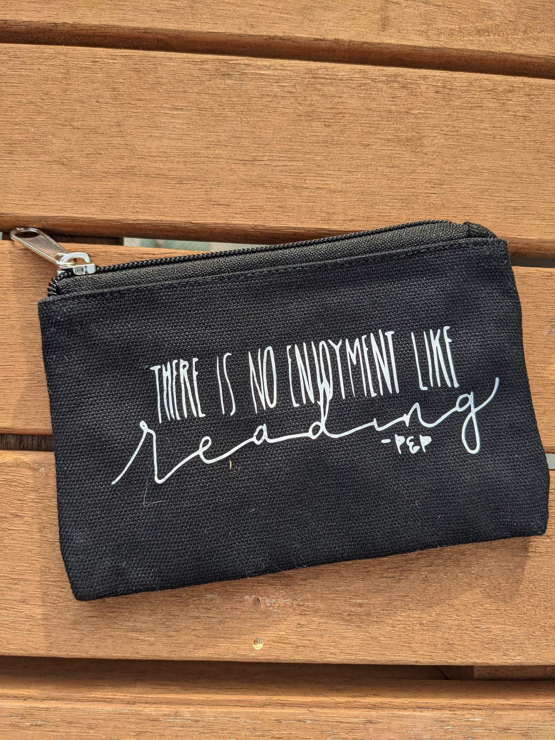 There is No Enjoyment Like Reading Pouch - Etsy