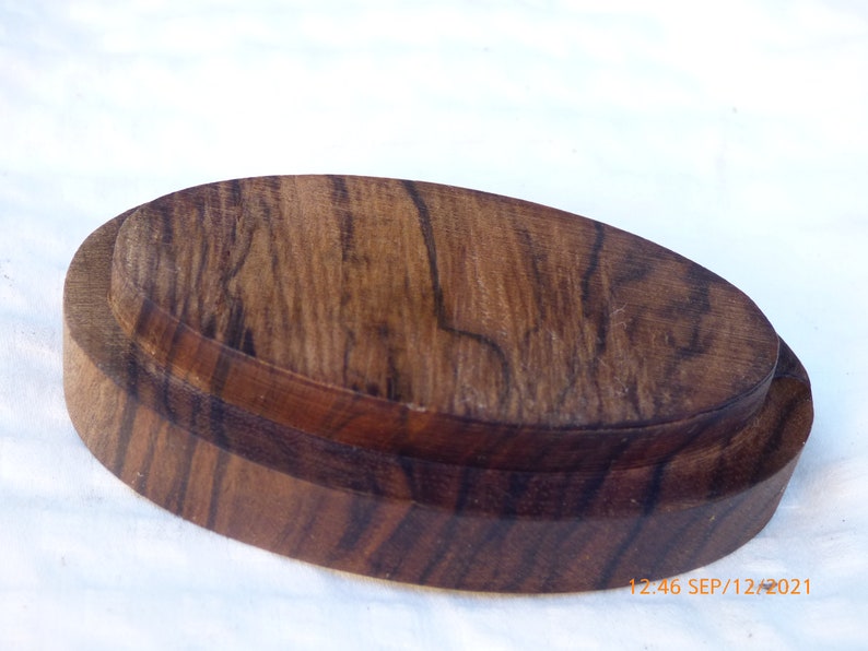 Oval Box - English Walnut Carved - Etsy