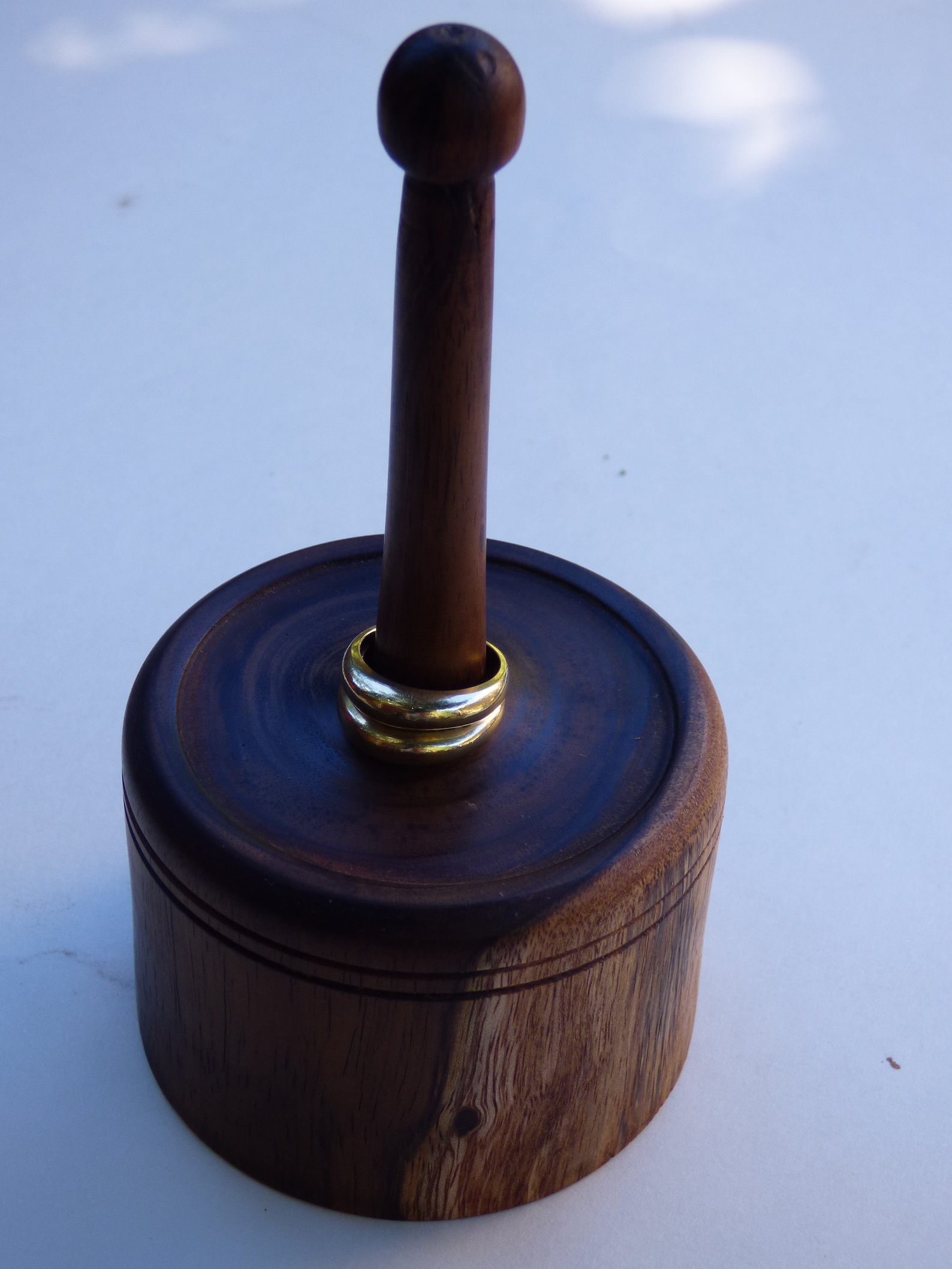 Wood Turned Ring Holder (persimmon) - Etsy Canada