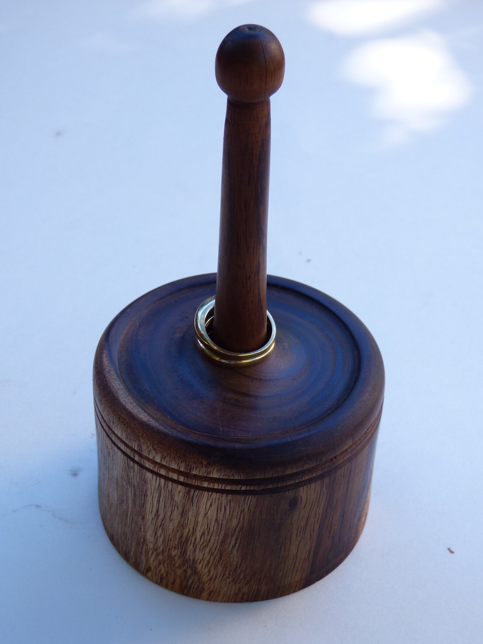 Wood Turned Ring Holder (persimmon) - Etsy