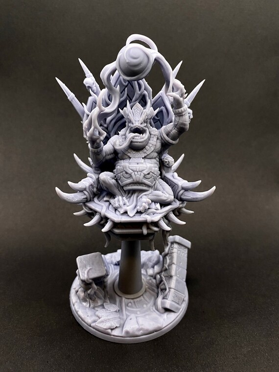 Huge Frog King on Floating Throne for Dungeons and Dragons 5e - Etsy