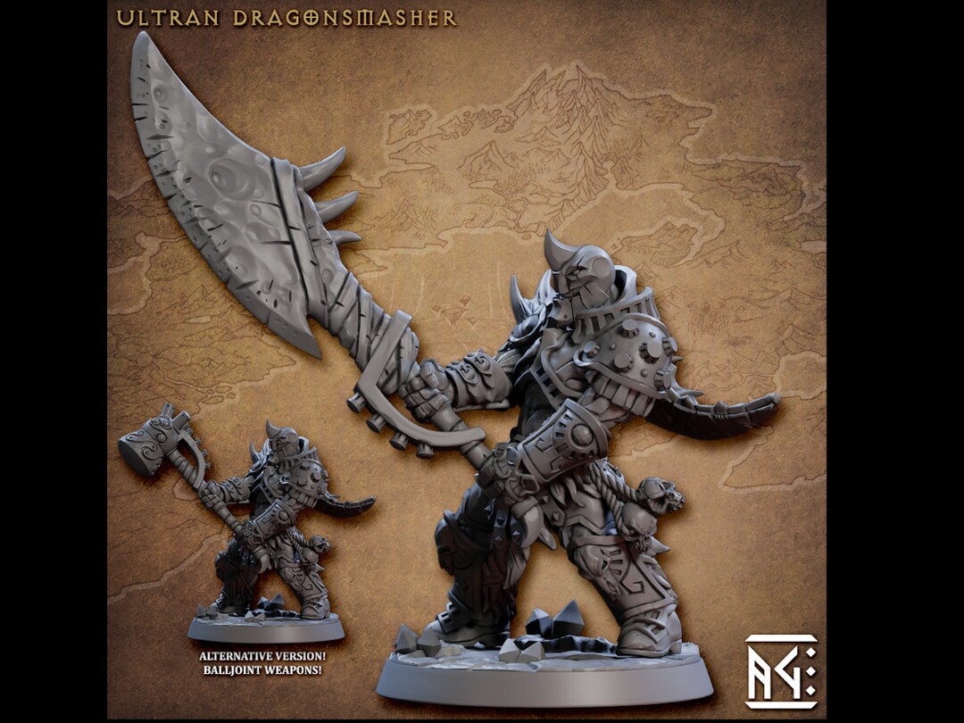 Ultran the Fighter Paladin Warforged Golem Simulacra Sized for Dnd 5e ...