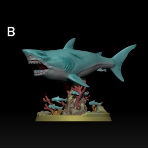 Sharks 4 Variations Sized for Dungeons and Dragons 5e - Etsy