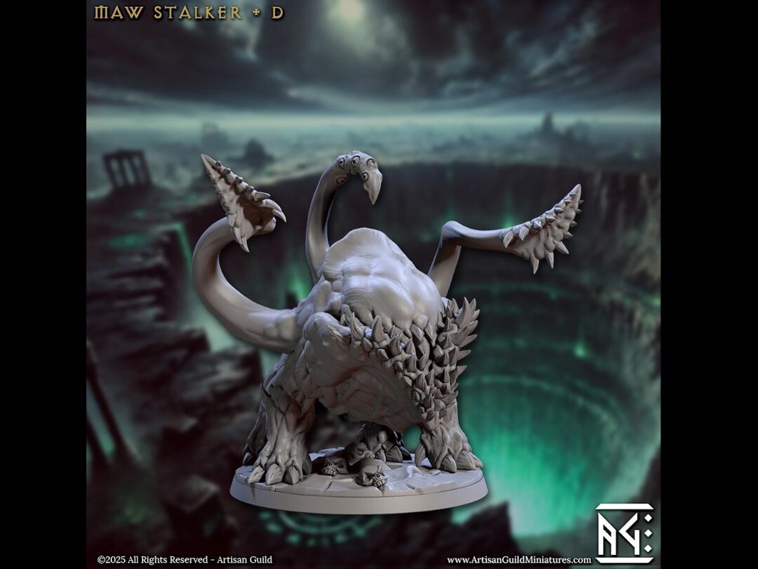 Otyugh D (with Extra Leg), Sized Large for Dungeons and Dragons 5e - Etsy