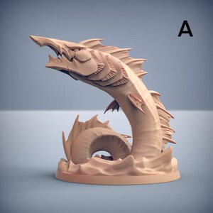 Giant Sea Eel, Swordeel, Sized Large for Dungeons and Dragons 5e - Etsy