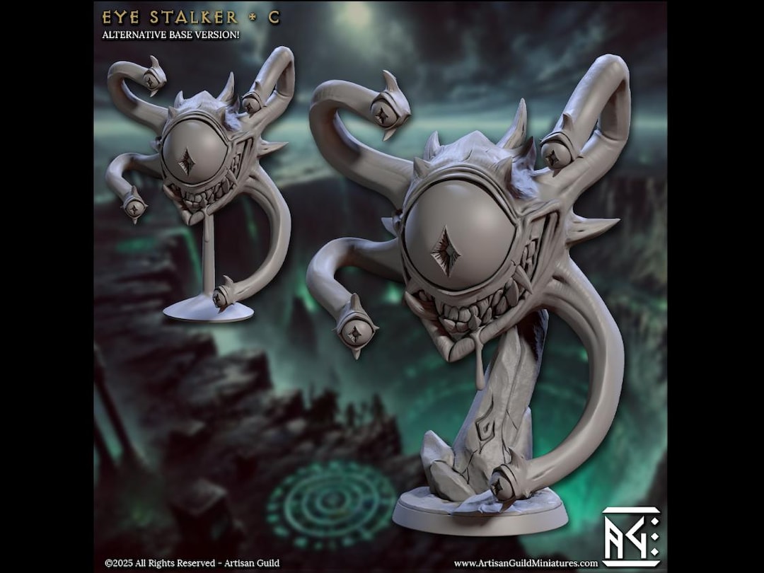 Creepy Spectator or Oversized Gazer C, Sized Medium for Dungeons and ...