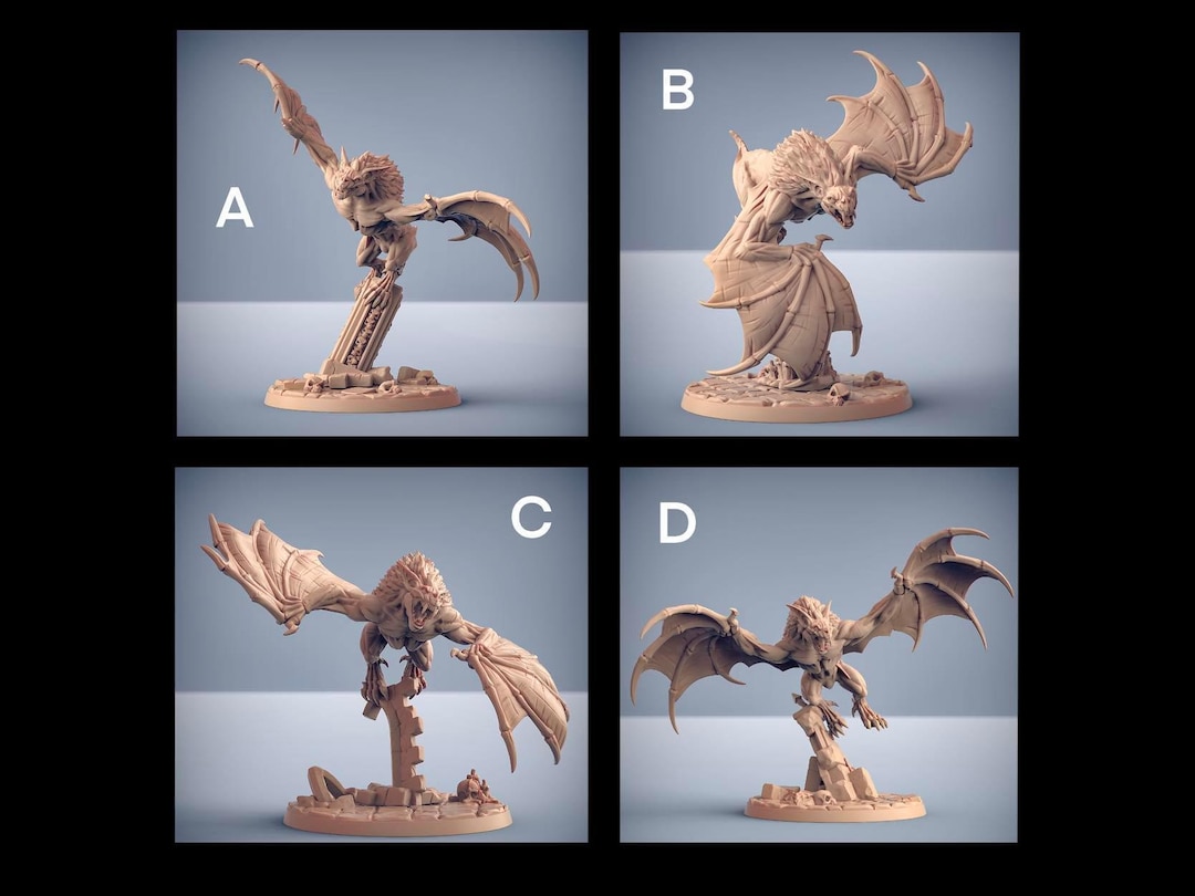 Giant Bats, Sized Large for Dnd 5e - Etsy