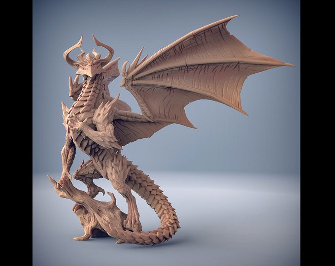 Kromatur the Elder, Ancient Dragon, Sized Gargantuan (101mm) for Dnd 5e ...