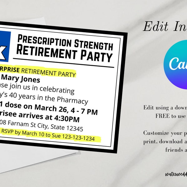 Retirement Card Pharmacy - Etsy