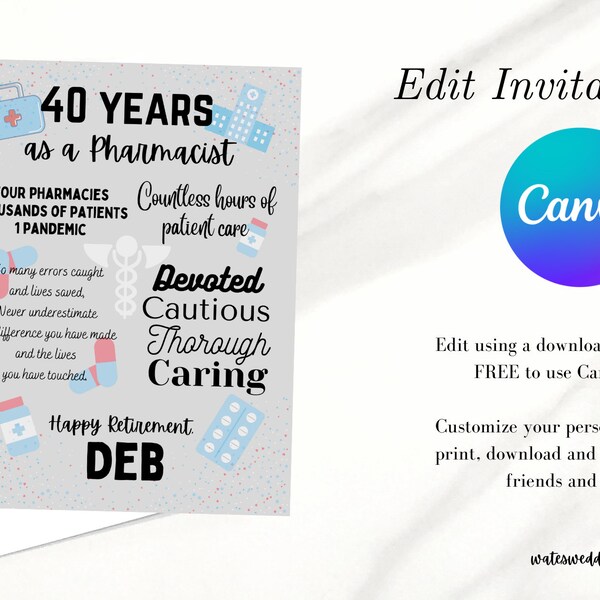 Retirement Card Pharmacy - Etsy