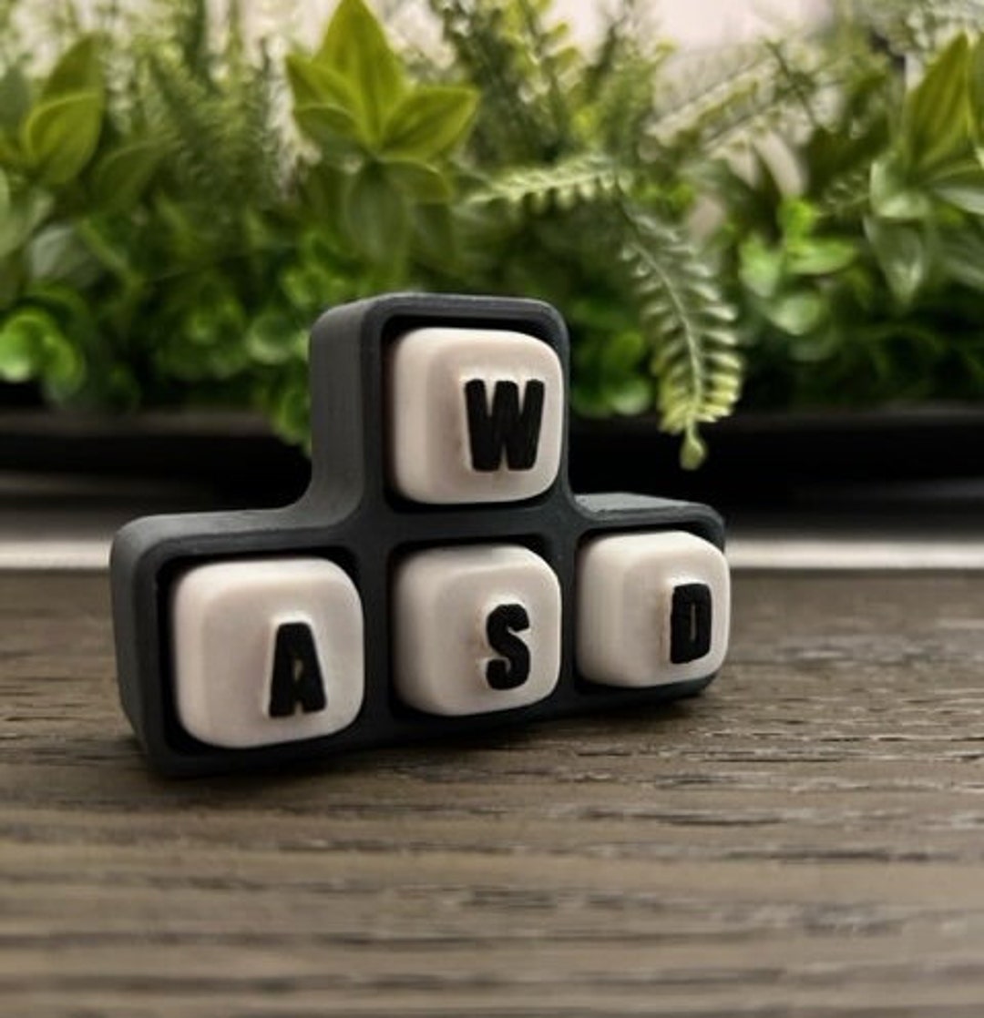 Mechanical clicky Keyboard Fidget 4x wasd - Etsy