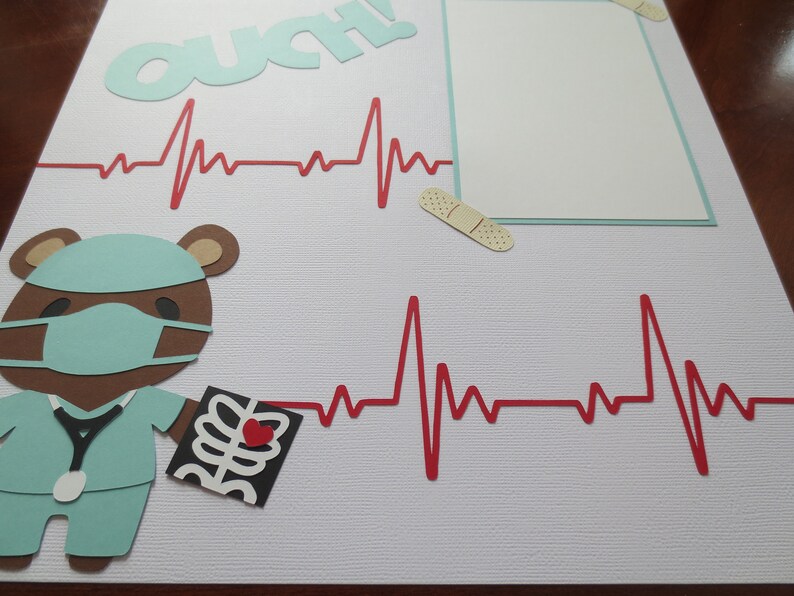 Ouch! - Doctor - Hospital - Surgery - Single Page Premade Scrapbook ...
